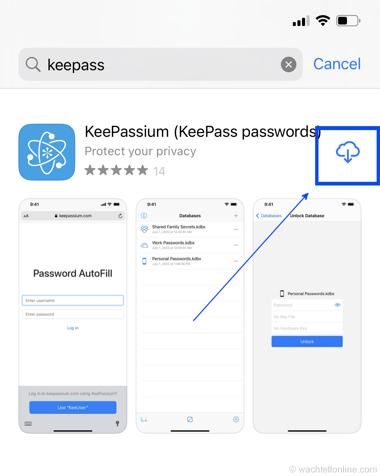 KeePass Password Safe iPhone integration - WachtellOnline