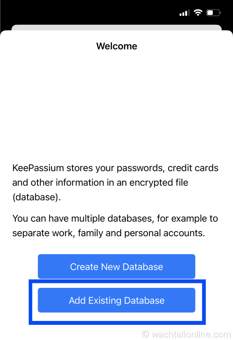 KeePass Password Safe iPhone integration - WachtellOnline