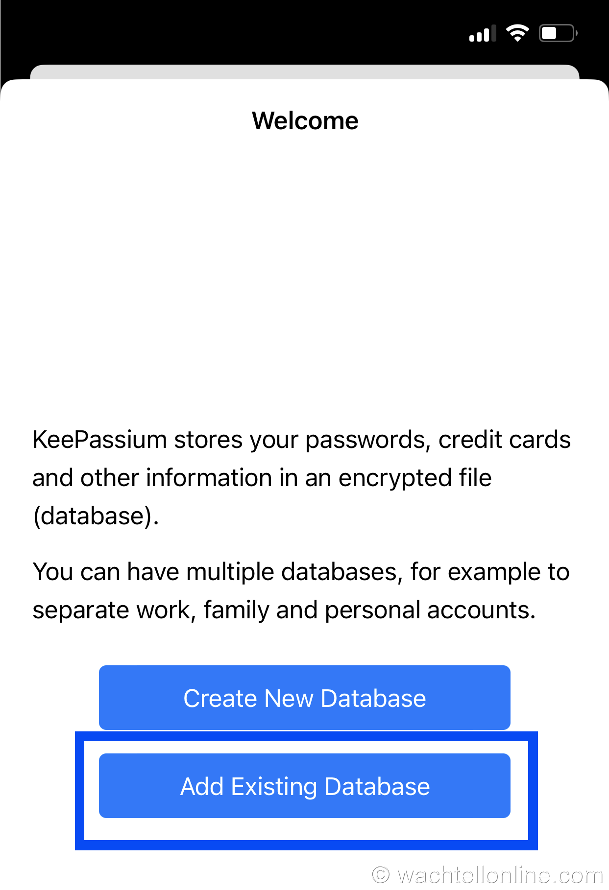 KeePass Password Safe iPhone integration - WachtellOnline