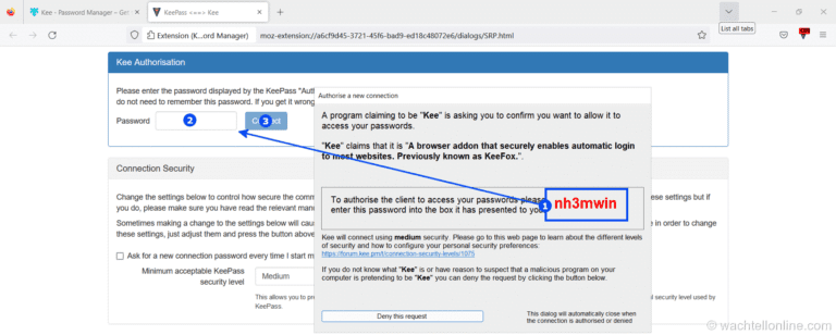 KeePass Password Safe browser integration - WachtellOnline
