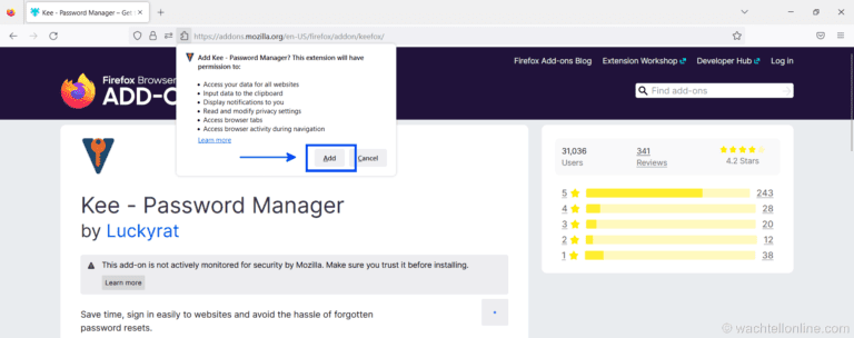 KeePass Password Safe browser integration - WachtellOnline