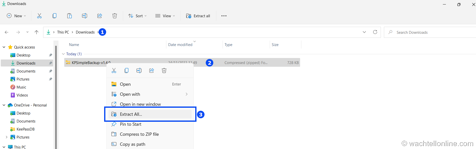 KeePass Password Safe backup step by step - WachtellOnline