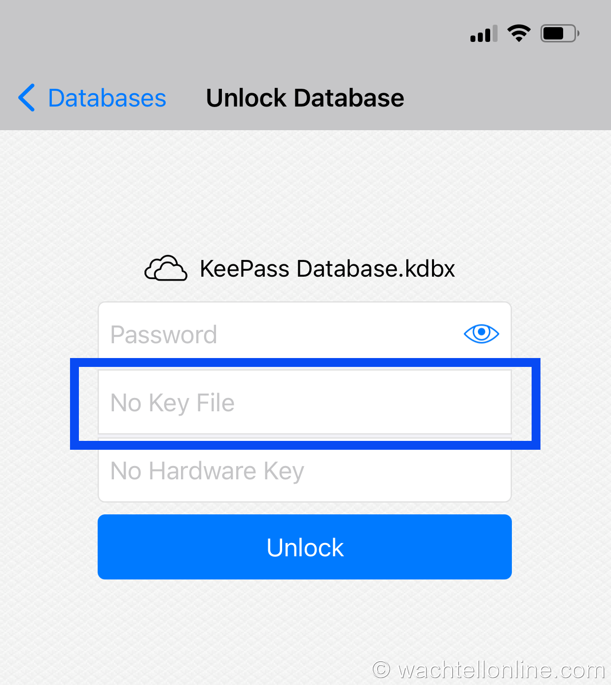 KeePass Password Safe iPhone integration - WachtellOnline