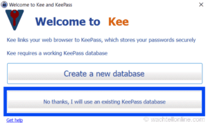 KeePass Password Safe browser integration - WachtellOnline
